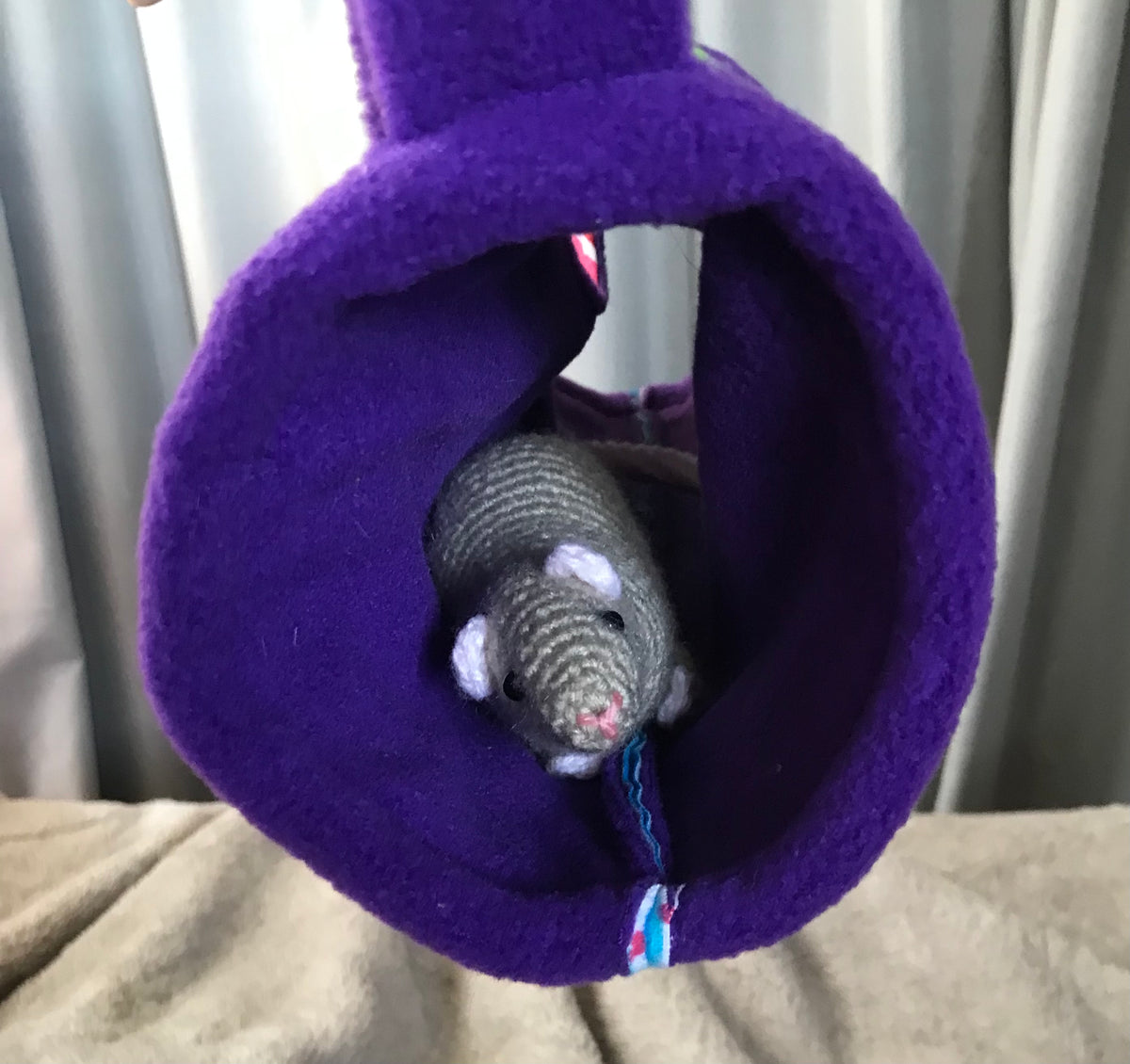 Tube - large with pop up hole - rainbow – Mr Wiggles Rat Supplies